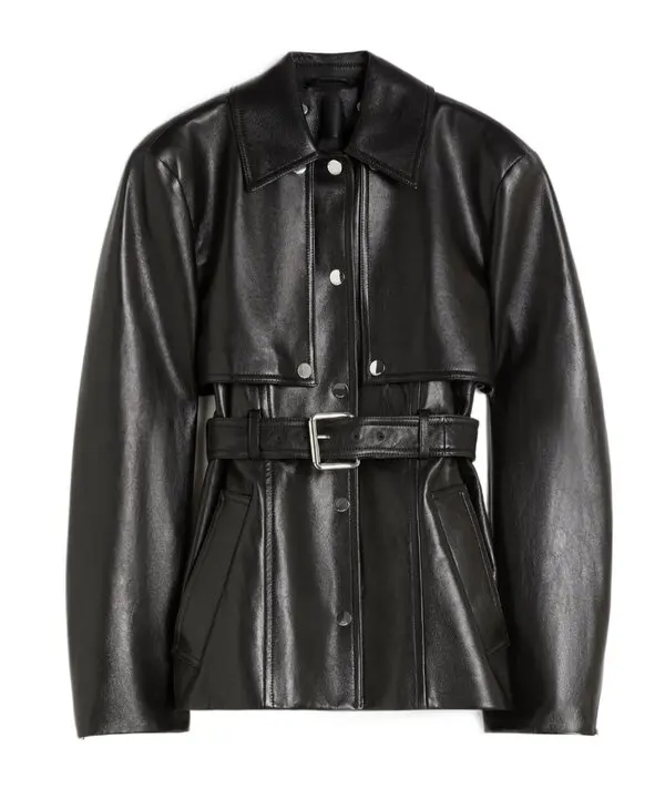 Sportmax Two-piece Leather Jacket