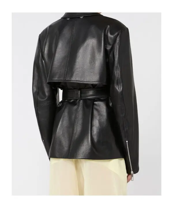 Sportmax Two-piece Leather Jacket
