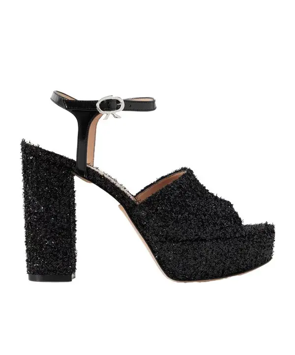 GIANVITO ROSSI 110mm Glitter Heeled Sandals