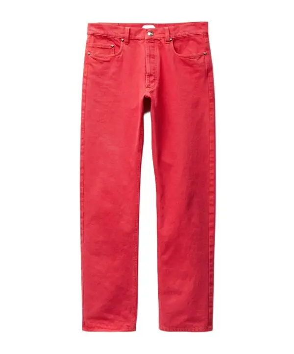 Versace Straight-leg Medusa Jeans - Red
