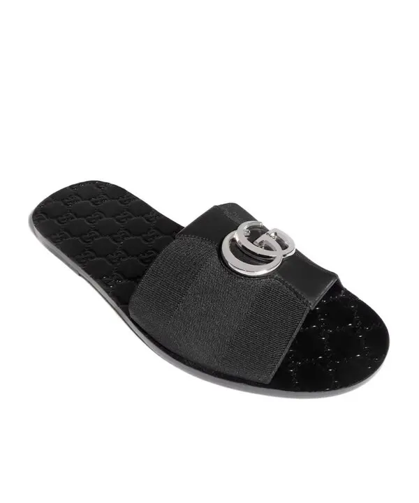 Gucci Riviera Slide Sandal - Black
