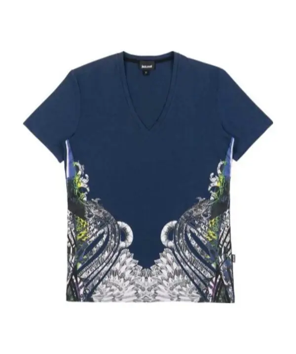 Just Cavalli Printed T-shirt - Blue