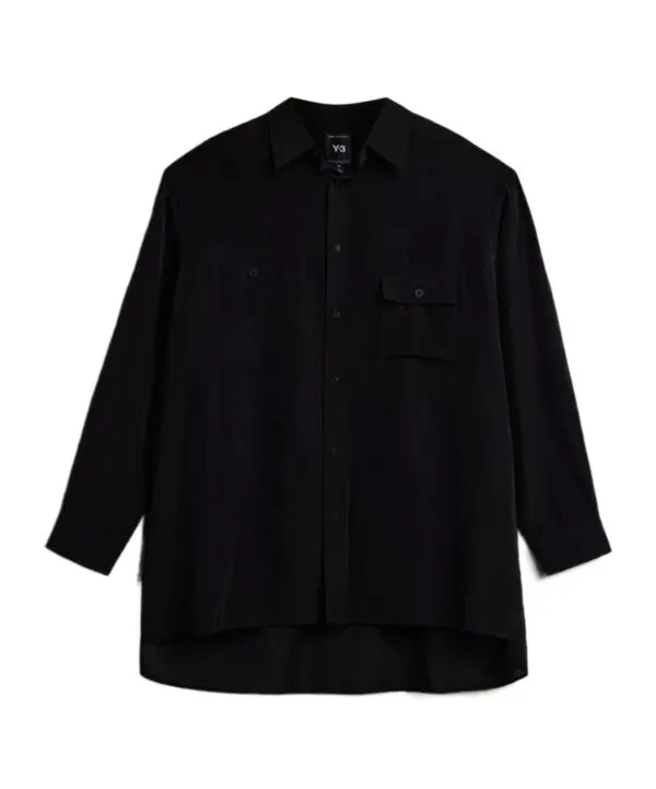 Y3 Long Sleeved Flap-pocket Shirt