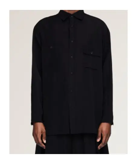 Y3 Long Sleeved Flap-pocket Shirt