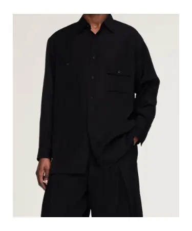 Y3 Long Sleeved Flap-pocket Shirt