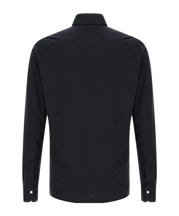 Kiton Positano Long-sleeve Polo Shirt - Blue