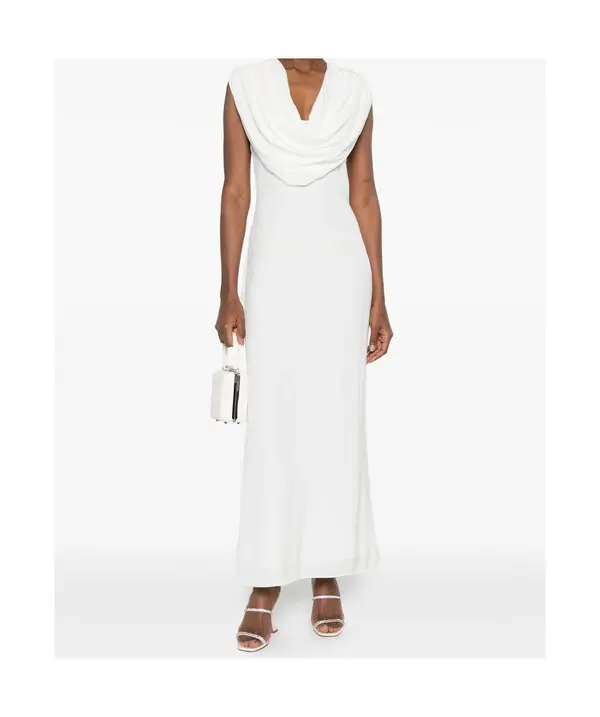 ROTATE BY BIRGER CHRISTENSEN Cowl Neck Sleeveless Maxi Dress