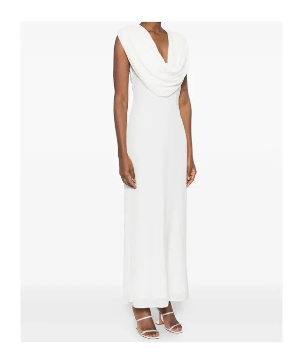 ROTATE BY BIRGER CHRISTENSEN Cowl Neck Sleeveless Maxi Dress