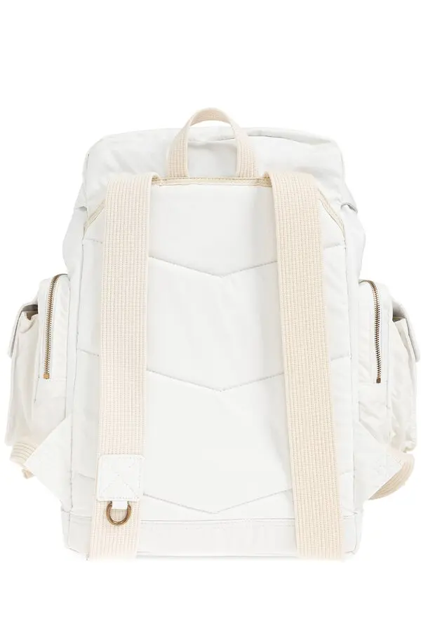 Dsquared2 Cargo Multi-pocket Backpack - White