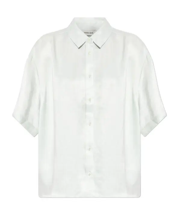 ANINE BING Coco Buttoned Shirt - Mint Green