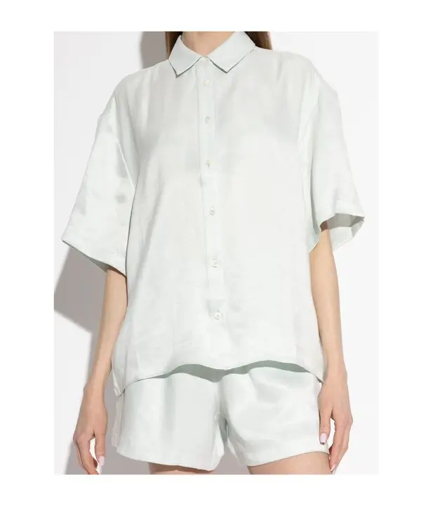 ANINE BING Coco Buttoned Shirt - Mint Green
