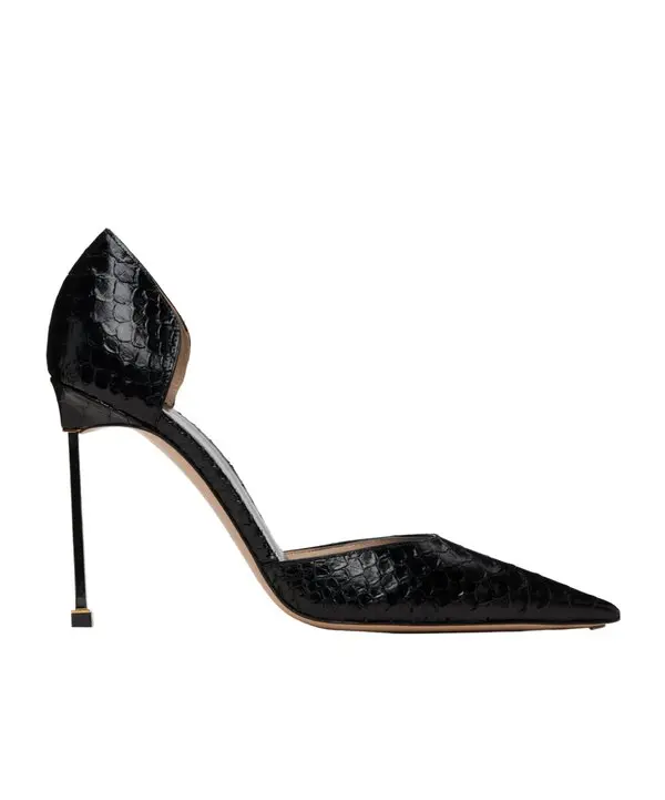 TOM FORD D'orsay Pointed Toe Stiletto Pumps - Black