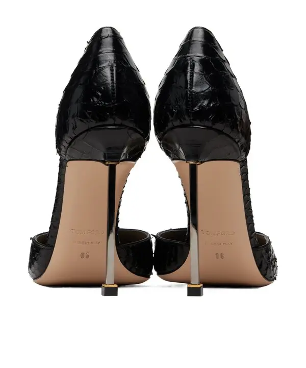 TOM FORD D'orsay Pointed Toe Stiletto Pumps - Black