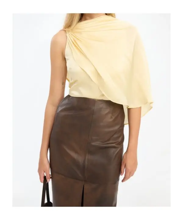 ROTATE BY BIRGER CHRISTENSEN Draped Cape Insert Top