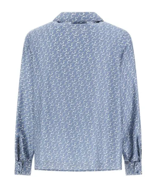 Herno Printed Long Sleeve Shirt - Light Blue