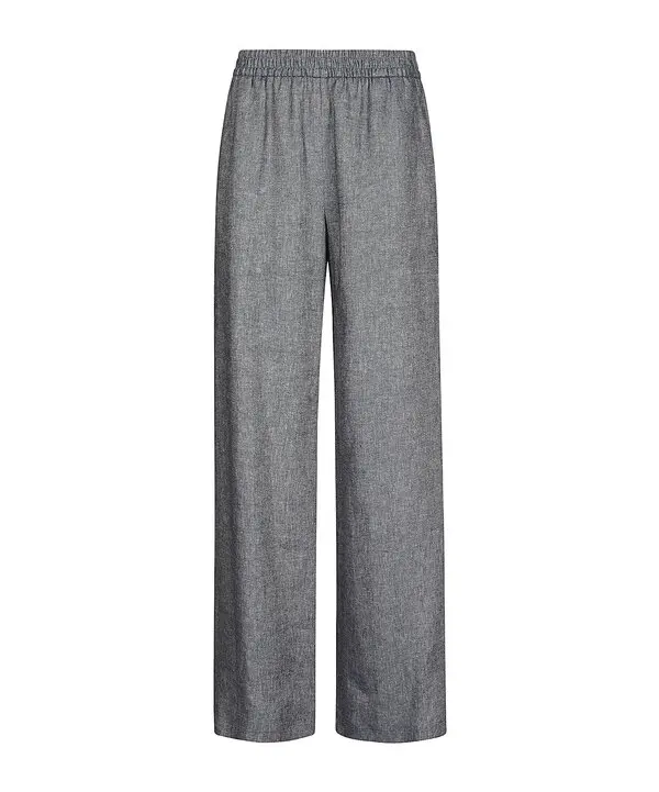 Eleventy Drawstring Wide-leg Pants - Gray