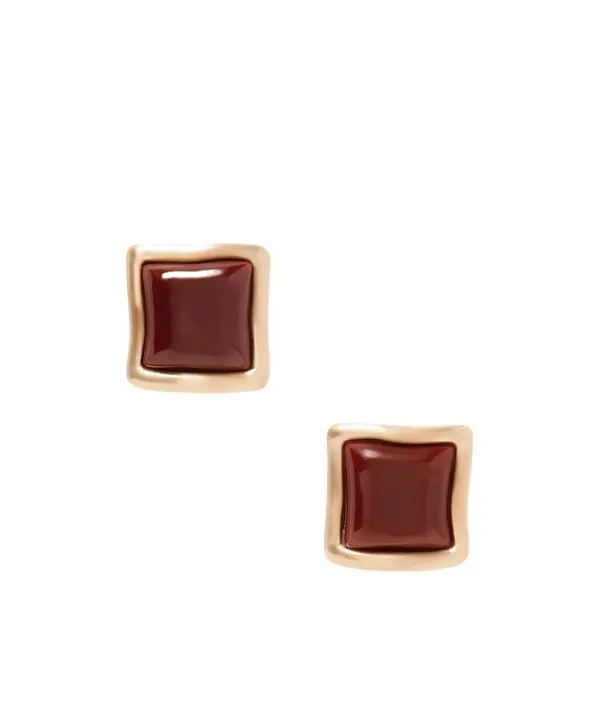 Cult Gaia Suni Gold-tone And Resin Earrings - Yellow