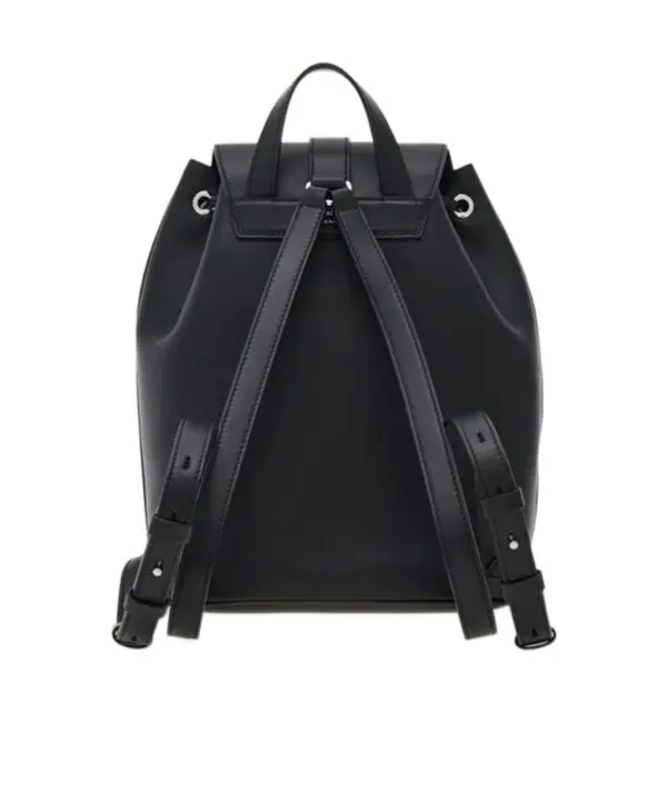FERRAGAMO Gancini Buckle Backpack - Black
