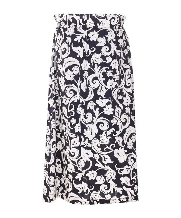 Liu Jo Floral Printed Midi Skirt