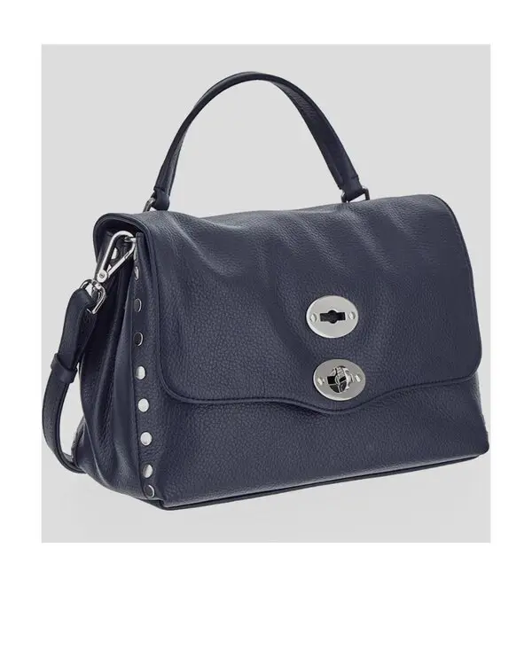 ZANELLATO Postina Twist-lock Top Handle Bag - Black