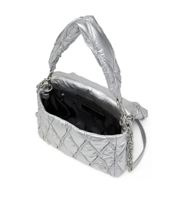 DIESEL® Charm-d Shoulder Bag - Silver
