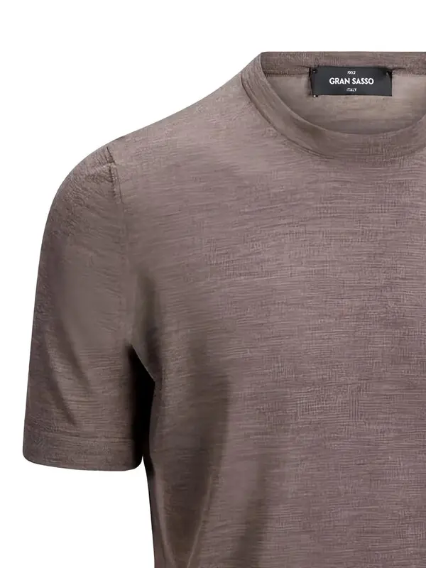 GRAN SASSO Short-sleeve Wool T-shirt