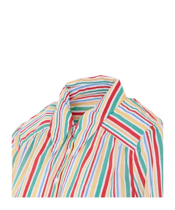 Rixo Ashlynn Striped Long Sleeve Shirt
