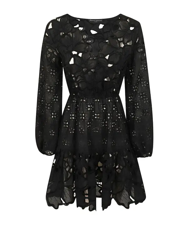 Ermanno Scervino Broderie Anglaise Mini Dress