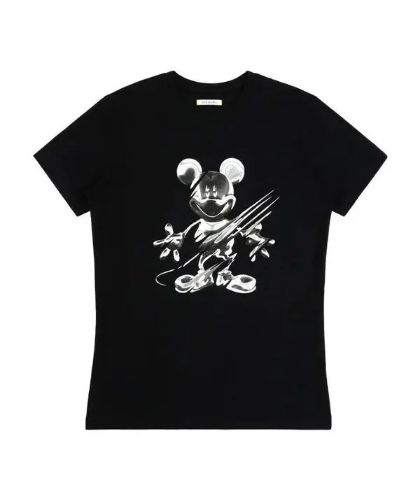 Iceberg T-shirt With Round Neck And Short Sleeves Logo - Black