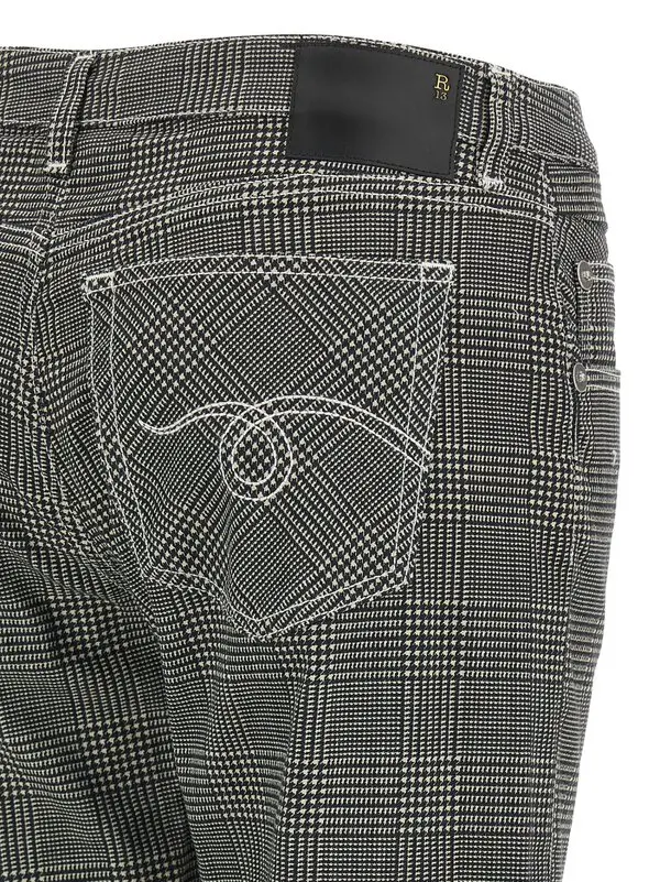 R13 Low-rise Straight-leg Trousers With Belt Loops