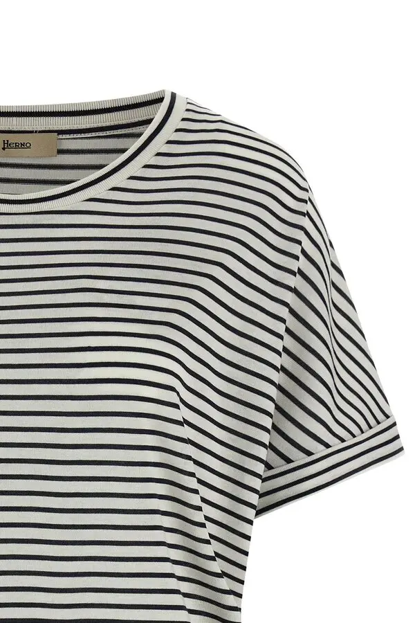 Herno Striped Short Sleeve T-shirt