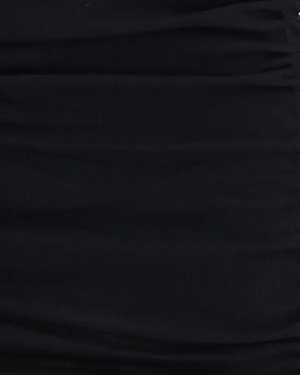 Pinko Ruched Belted T-shirt Dress - Black