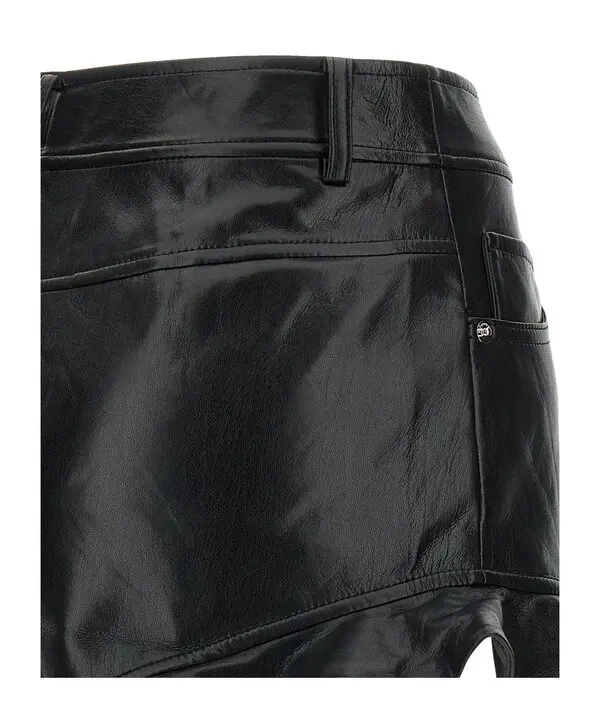 SELF-PORTRAIT High-waisted Ruffled Shorts