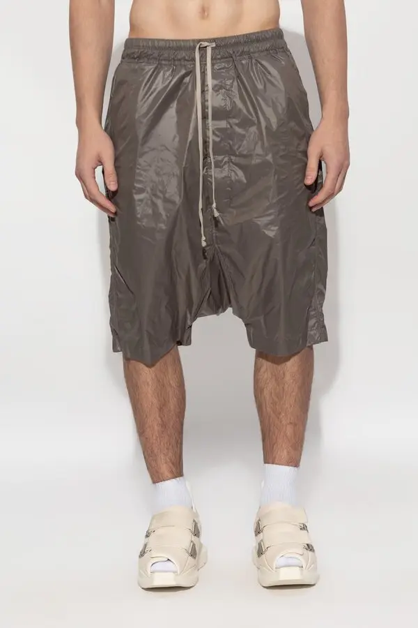 Rick Owens Drawstring Pods Shorts - Black