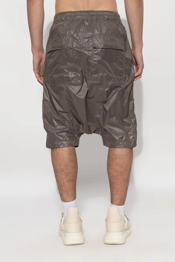 Rick Owens Drawstring Pods Shorts - Black