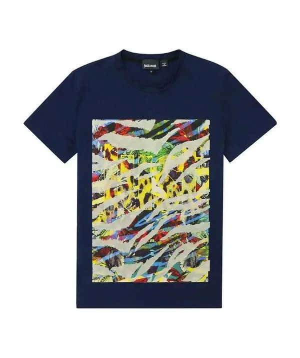 Just Cavalli Printed T-shirt With Round Neck