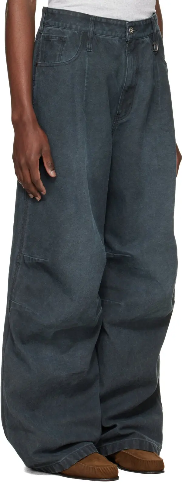 WOOYOUNGMI 3d Dyed Wide-leg Trousers