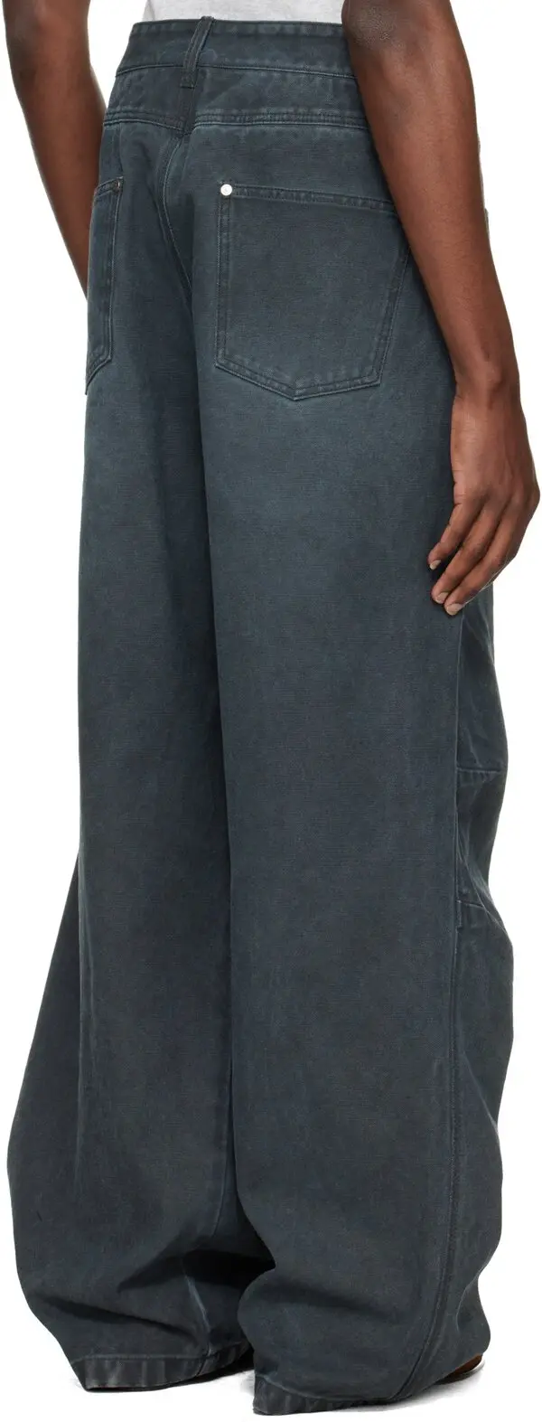 WOOYOUNGMI 3d Dyed Wide-leg Trousers
