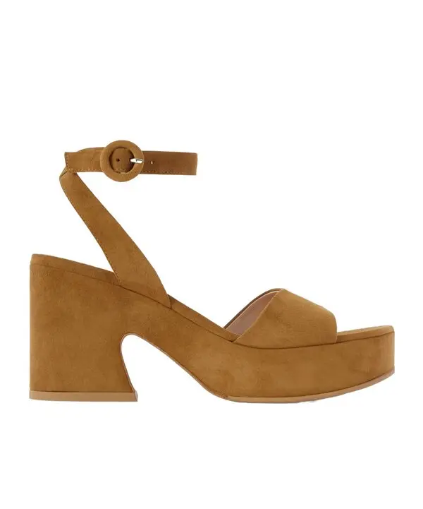 GIANVITO ROSSI Suede Platform Sandals