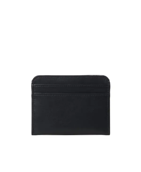 Chloé Sense Logo Embroidered Cardholder - Black