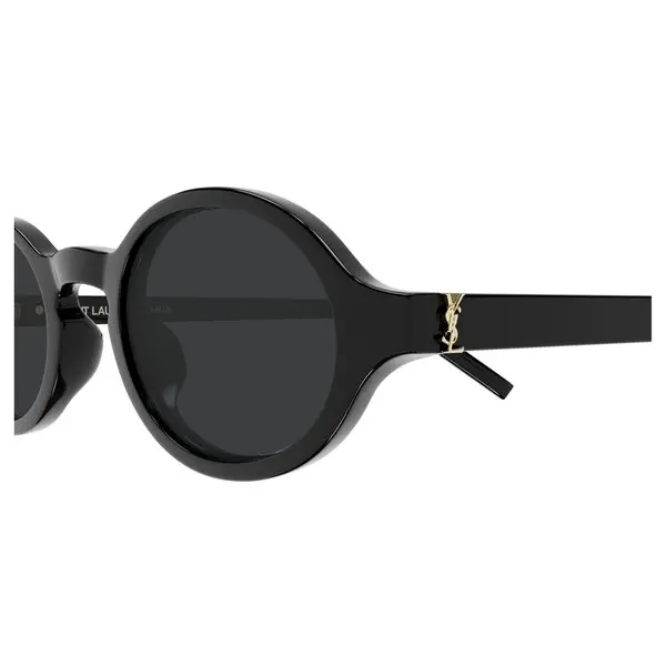 Saint Laurent Oval Frame Sunglasses - Black