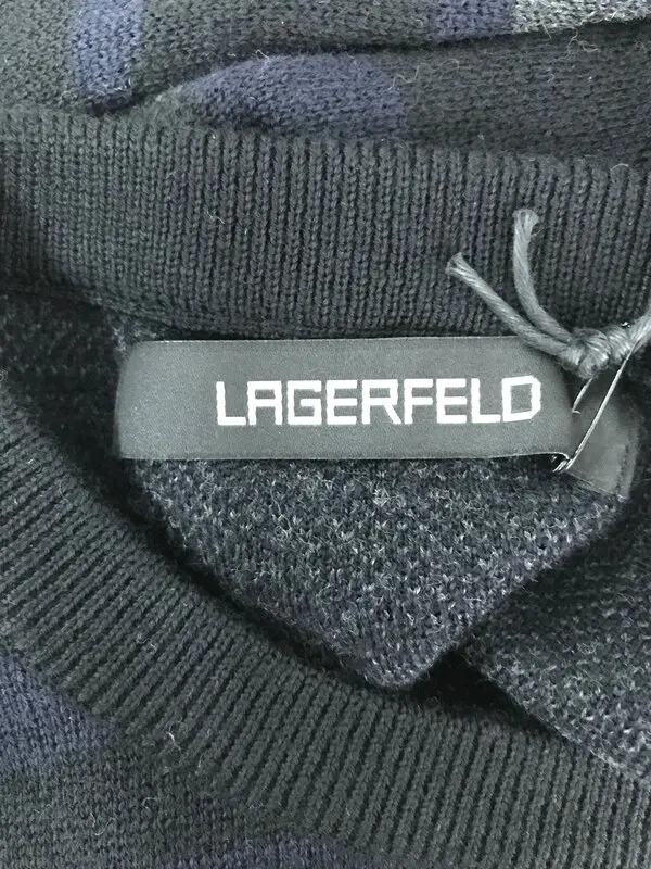 Karl Lagerfeld Camouflage Pattern Pullover Sweater