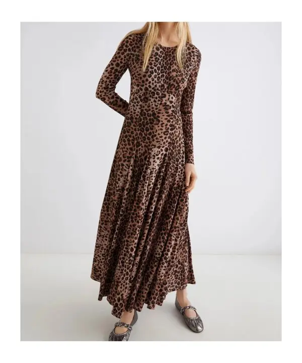 Marella Printed Tulle A-line Dress
