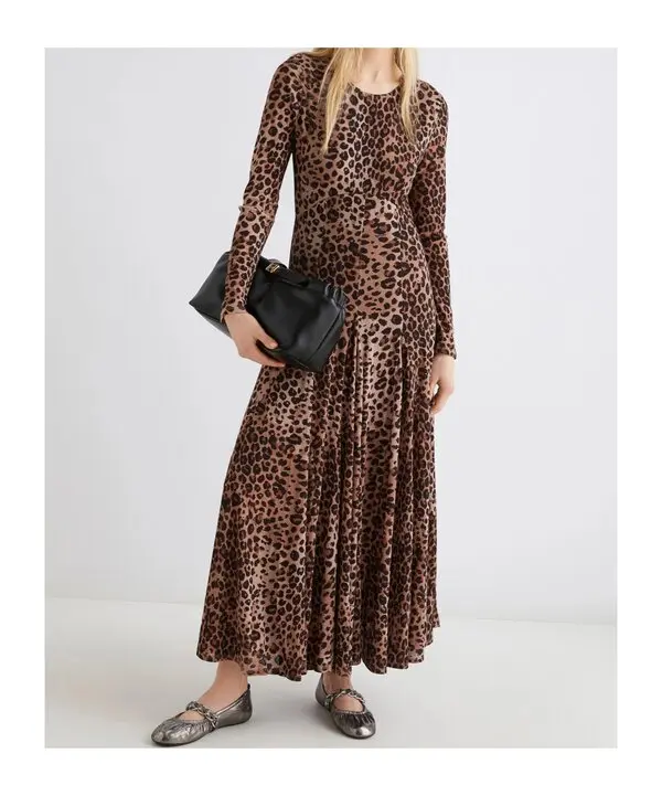 Marella Printed Tulle A-line Dress