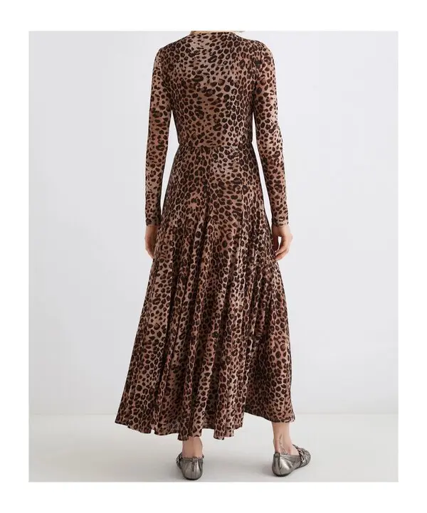 Marella Printed Tulle A-line Dress
