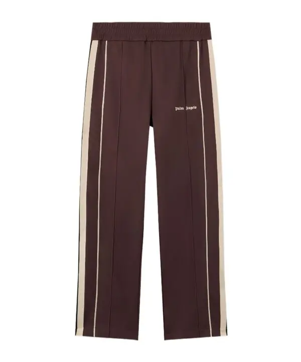 Palm Angels Logo Stripe Track Pants - Tan