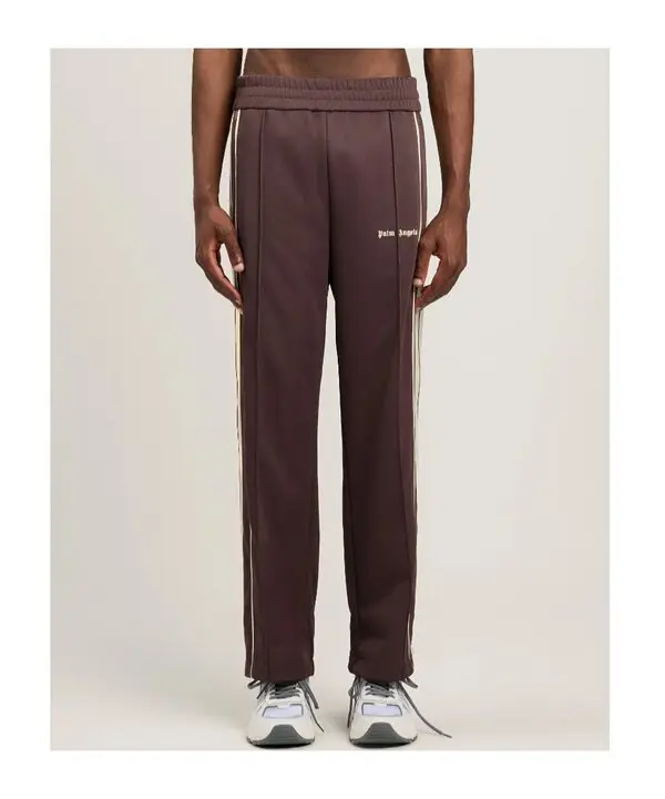 Palm Angels Logo Stripe Track Pants - Tan