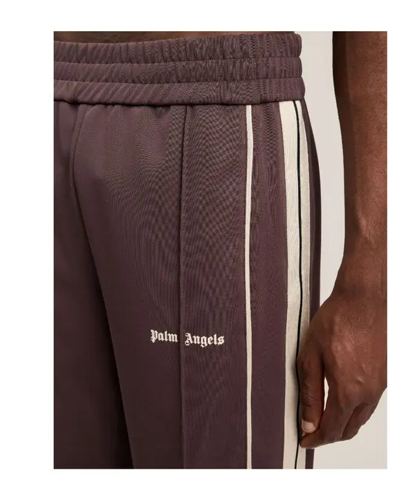 Palm Angels Logo Stripe Track Pants - Tan
