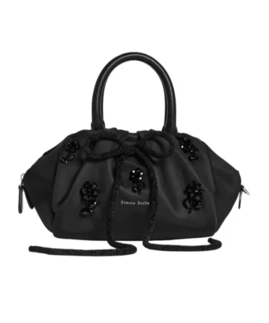 Simone Rocha Embellished Top Handle Clutch