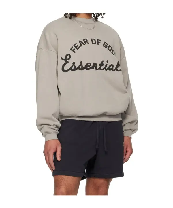 Fear Of God Training 90s Crewneck Sweatshirt - Gray